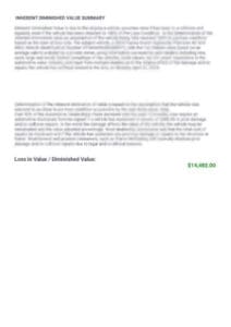 Diminished Value Oregon | DIMINISHED VALUE OF OREGON™